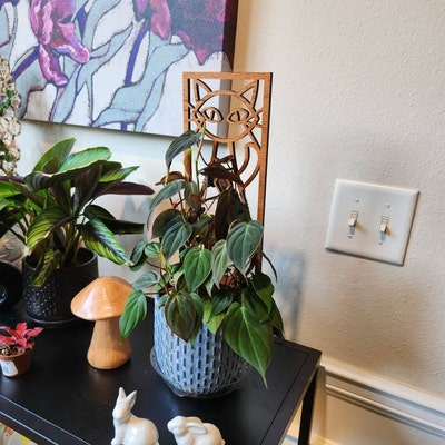 MCM Flower Indoor Plant Trellis 3 Sizes for 2-6 Pots Mini & Small Wood ...