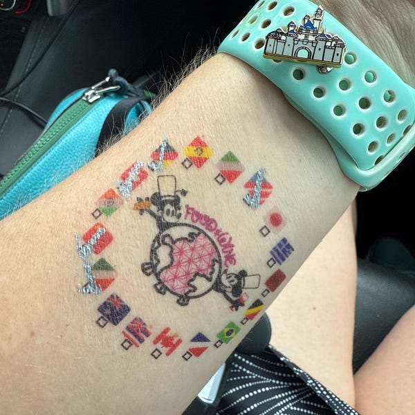 Drinking Around the World Passport Temporary Tattoo - Flower and Garden ...