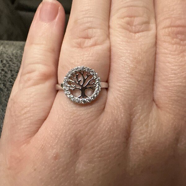 Monogram Ring, Monogram Custom Ring, Customized Ring, Tree of Life Ring ...