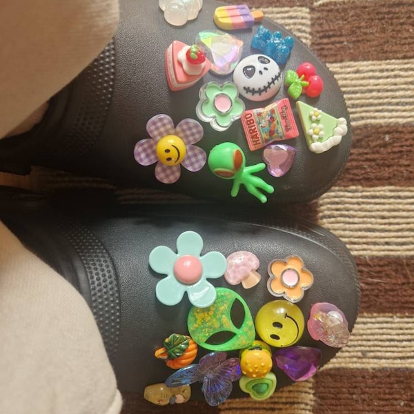 Fun Funky Shoe Charms/boba/bubble Tea Milk Tea/dice/milkshake - Etsy
