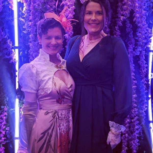 Ivory Gold Embroidered Lace Puffed Sleeve Shrug Jacket Bolero Goth ...