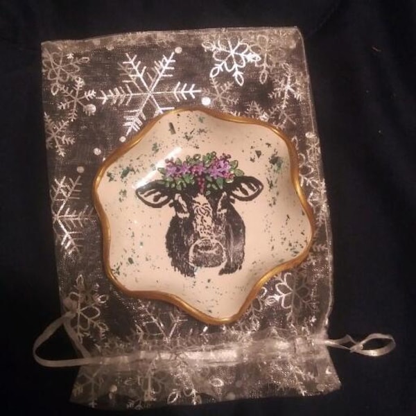Cow Ring Dish, Heifer Ring Dish, Calf Ring Dish, Cow Gifts, Cow Decor ...
