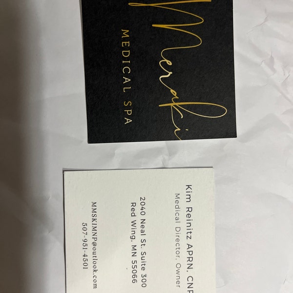 Minimalist Business Card Design | Premade Business Card | Contact Card ...