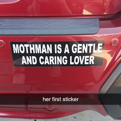 Funny never MOON A Werewolf Bumper Sticker, Classic, Horror Prop, Decal ...