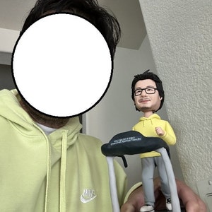 Handmade Custom Marry to Me Kiss Wedding Bobble Head Handmade Polymer ...