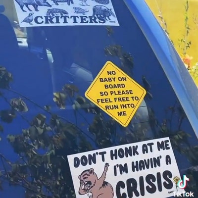 Funny Stickers No Baby on Board Bumper Sticker - Etsy