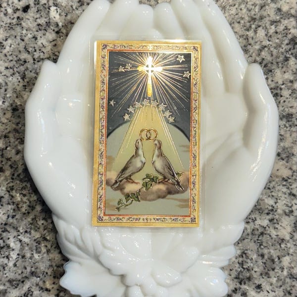 Parents Creed Holy Card Religious Prayer Card Laminated With Italian ...