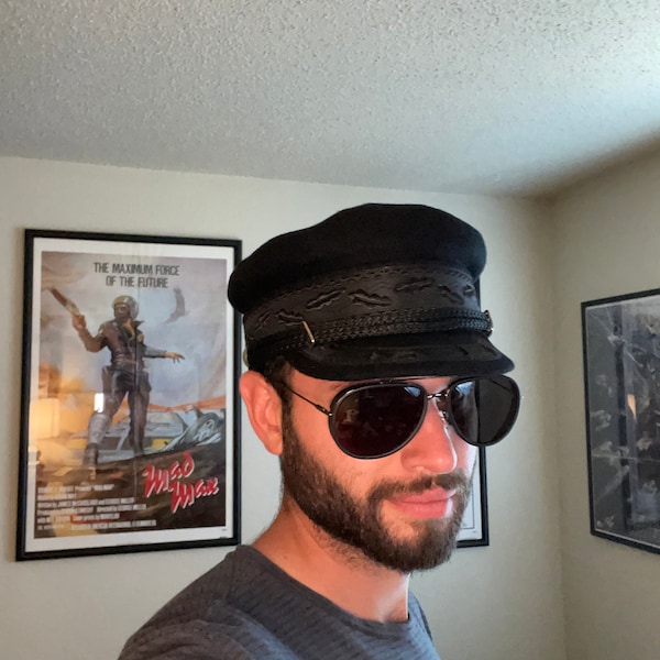 HAMBURG Wool Merchant Fleet Sailor Mariner Cap Skipper Breton Trawler ...