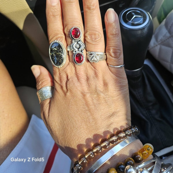 Natural Large Pear Shape Purple Labradorite Stone Pendant, 925 Sterling ...