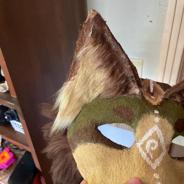 Wolf Ear Pattern for Making Faux Fur Costume Ears | Animal Ears Cosplay ...