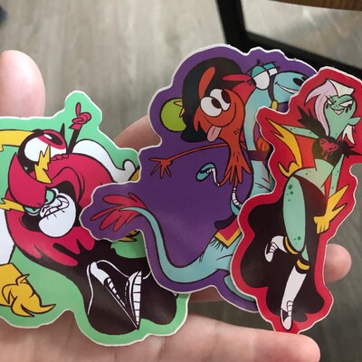 Wander Over Yonder 10x10cm Vinyl Stickers Selection - Etsy