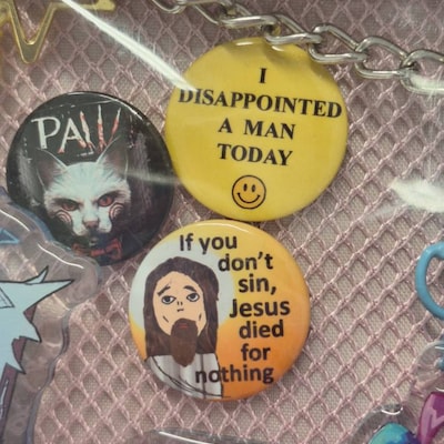 El Gato Meme One Inch Button Badge - Etsy Canada