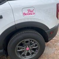 FUNSIZE BRONCO Self Aware Ford Bronco Sport Vinyl Window Sticker for ...