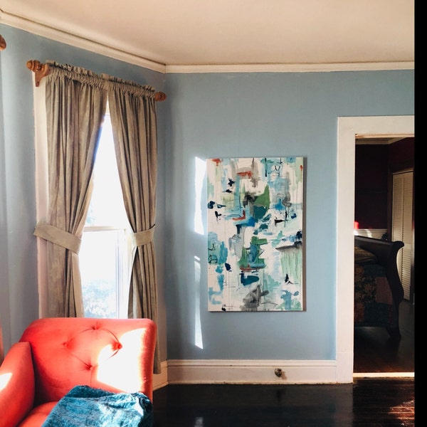 Huge, Original Abstract Painting by Marcy Chapman. Ready to Ship ...