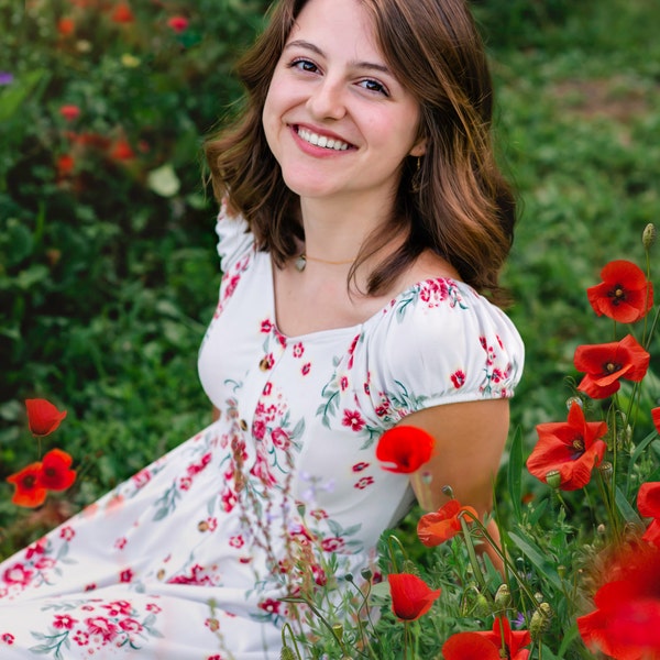 36 Red Poppies Overlays, Poppy Photo Overlay, Summer Flower Field ...