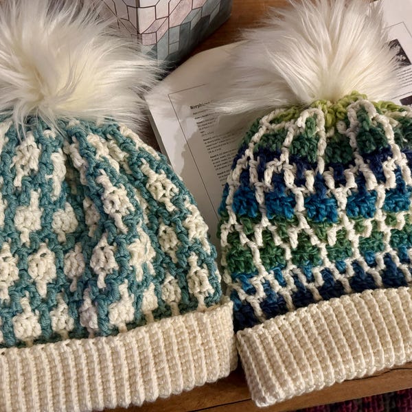 CROCHET PATTERN Braided Fishtail Toque / Pdf Digital Download / Cabled ...