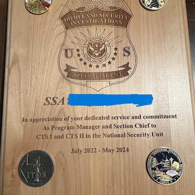 US Secret Service Badge or Patch Plaque - Etsy