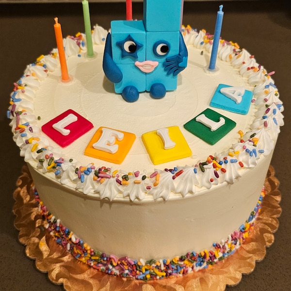 Numberblocks, Edible Numberblocks, Fondant Numberblocks, Numberblocks ...