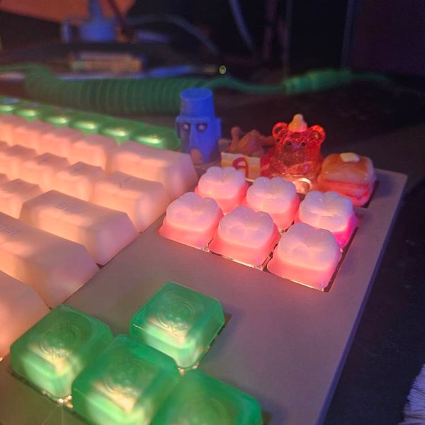 Melonpan Bear Keycap | Bo Lo Bao Keycap |icecream Bear Keycap| Bear Keycap| Artisan Keycap ...