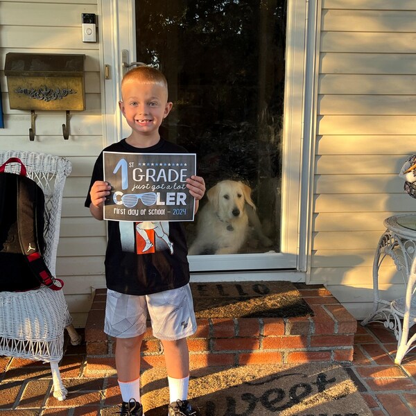 First Day of College Sign - 1st Day of College Freshman Year 2025-2026 ...