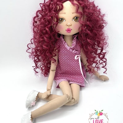My Heirloom Doll Free Shipping Handmade Fabric Doll for Girl ...