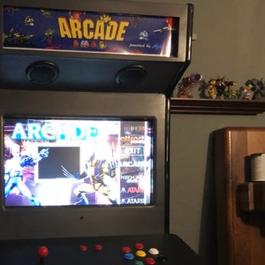 Mame Arcade Multicade Classics Marquee for Reproduction Header/backlit ...