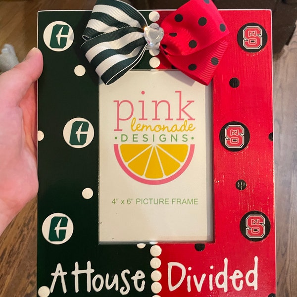 A House Divided Picture Frame Custom for ANY Teams - Etsy