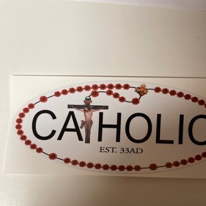 Christian Religious Oval Decal - Etsy