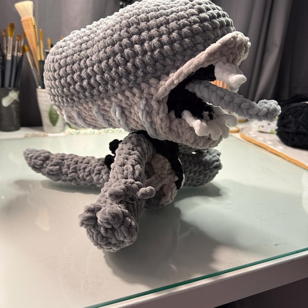 Crochet PATTERN Lil'xeno | Cute and Little Scary Amigurumi Alien From ...