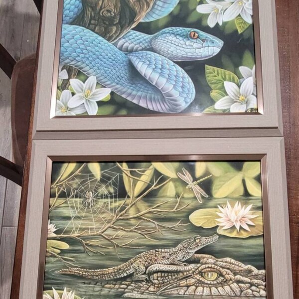 Blue Insularis - Fine Art Print - by Laura Airey Le - Viper Venomus ...