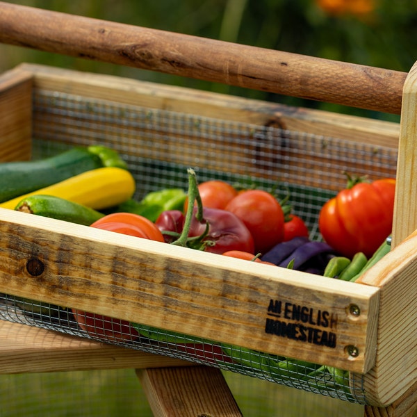 Large Wooden Potting Tray - Etsy UK