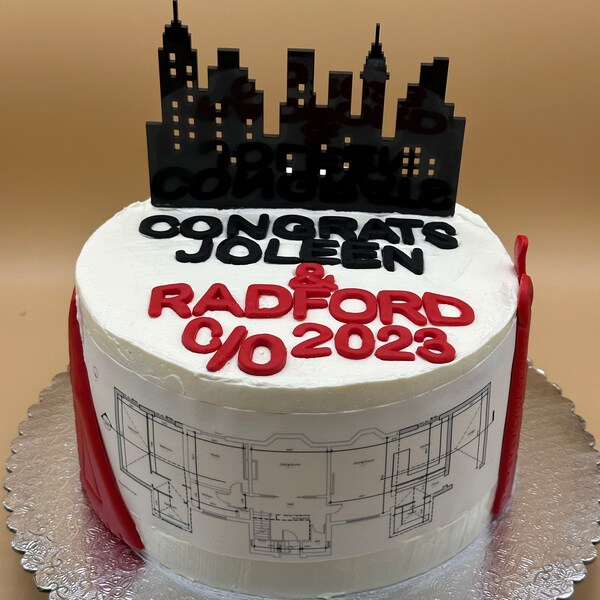 Skyline 225-285 Cake Topper - Etsy