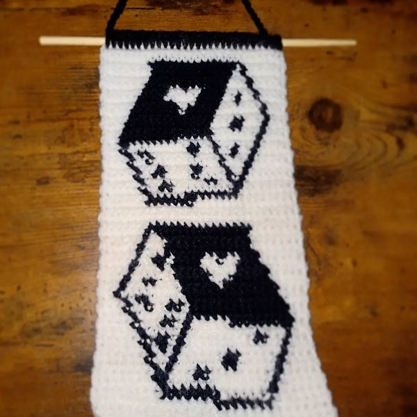 Pulling Teeth Tapestry Crochet Pattern PDF, Single Crochet Graph ...