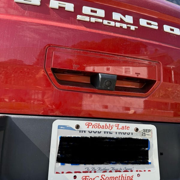 Probably Late for Something Vintage Simplistic Gen Z Meme License Plate ...