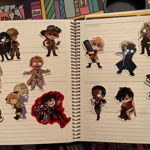 Hellsing Fanmade Sticker Collection ヘルシング - Etsy