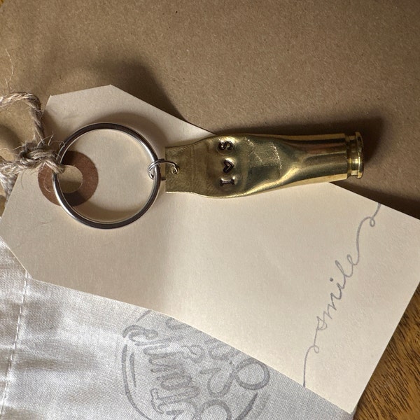 Bullet Keychain Hand Stamped Personalized Bullet Keychain Valentine's ...