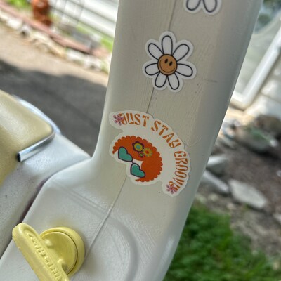 Mini Daisy Smiley Face Sticker, Mini Sticker, Smiley Face Sticker ...