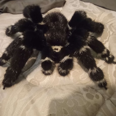 Striped Tarantula Art Doll Realistic Fake Tarantula Stuffed Witch ...
