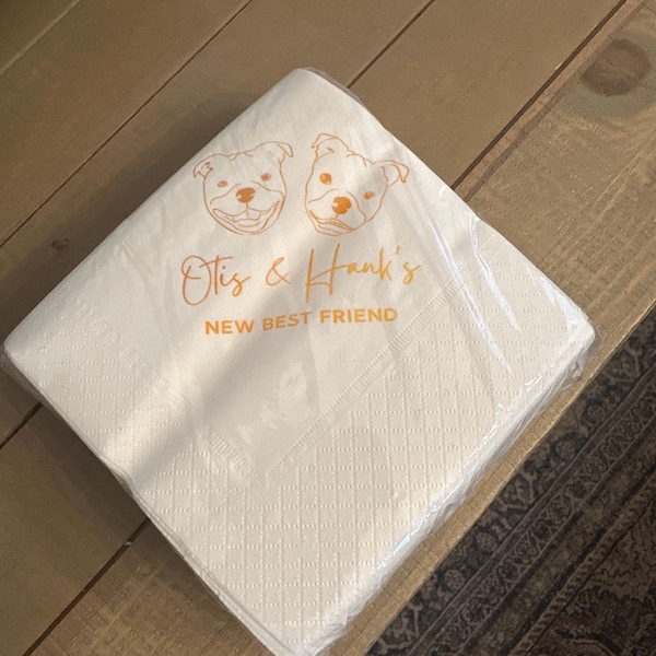 Custom Love Note Handwriting Napkins, Personalized Handwritten Note ...