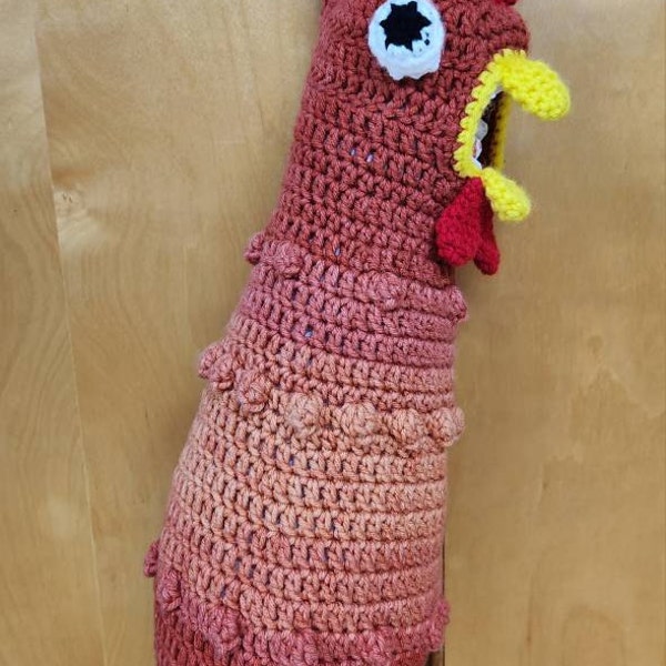 PATTERN ONLY: Chicken Bag-holder Crochet Pattern - Etsy