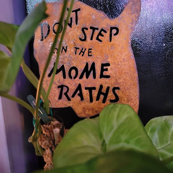 Don't Step on the Mome Raths Yard and Garden Stick Sign Alice in ...