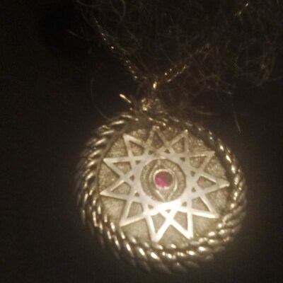 Black Metal Trident Pendant Lucifer Thelema Necklace Satanic - Etsy