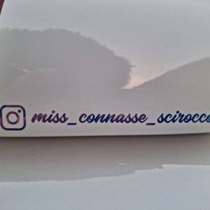 Two Custom Snapchat Name Vinyl Stickers - Etsy