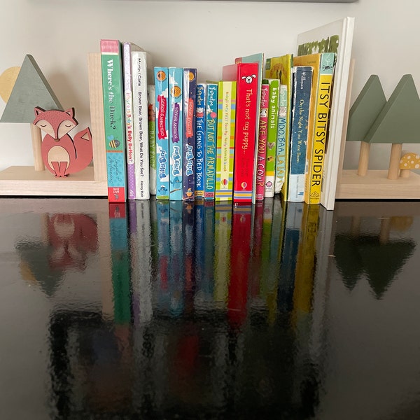 Blue Whale and Waves Bookends, Children’s Under the Sea Decor, Coastal ...