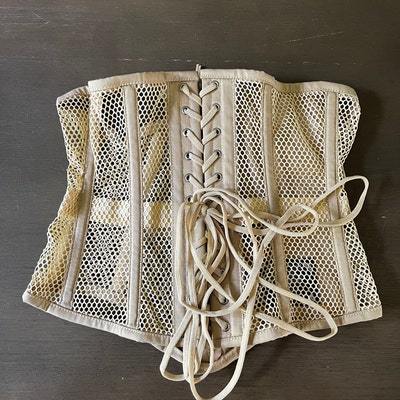 Front Lace up Corset Heavy Duty Underbust Front Laced Corset Steel ...