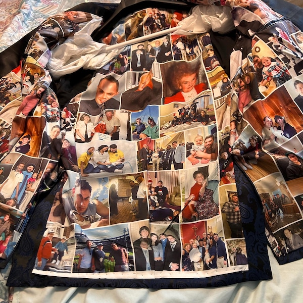 Custom Photo Collage Suit Lining | Personalized Wedding Gift | Fastest ...