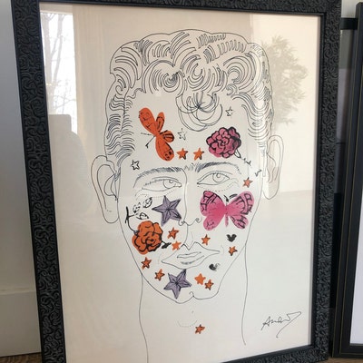 Rare Andy Warhol Drawing Poster, Andy Warhol Line Art Print, Line Art ...