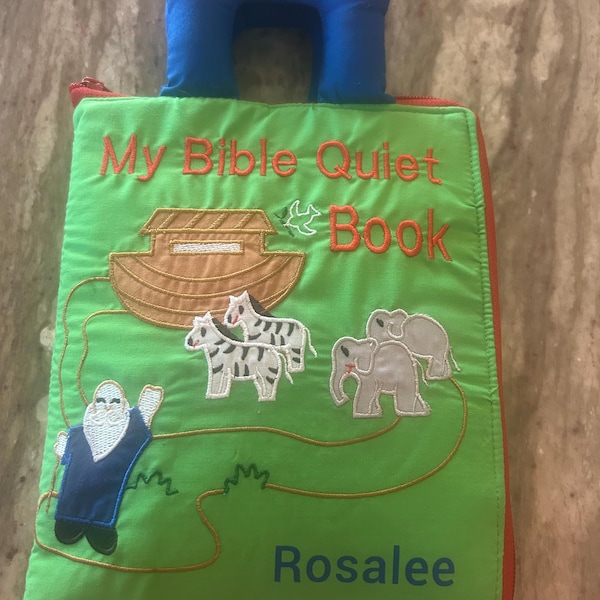 My Bible Quiet Book Church Activity Cloth Toddler Kids Busy Book First ...