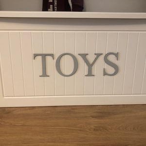 Painted Wooden Letters Names for Toy Boxes Storage and - Etsy