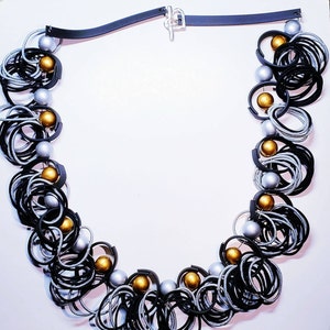 PURPLE Funk Enamel CHAIN - Etsy